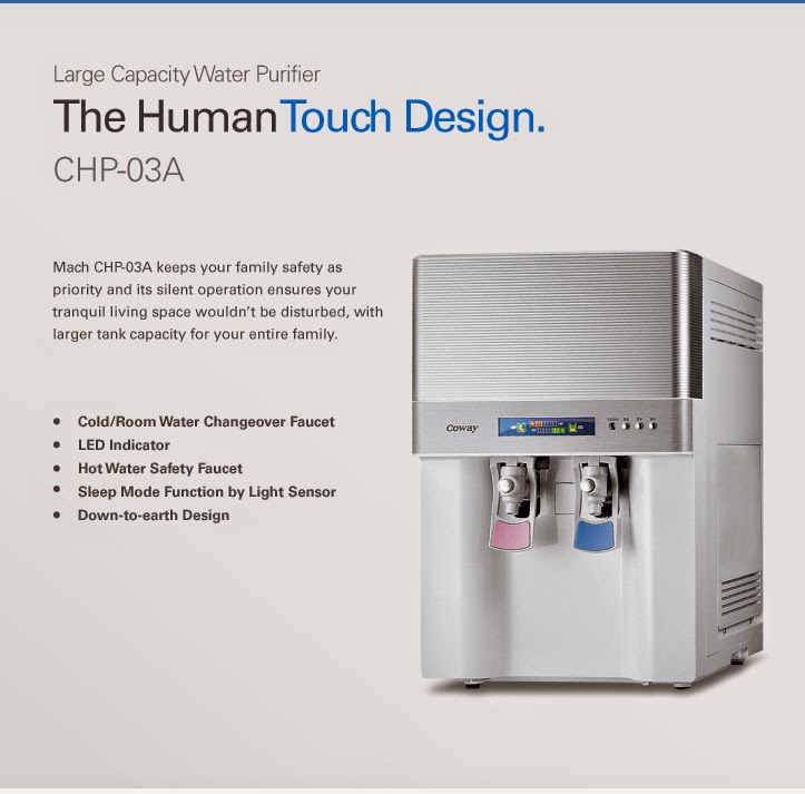 Penapis Air dan Udara Coway: MACH CHP-03A