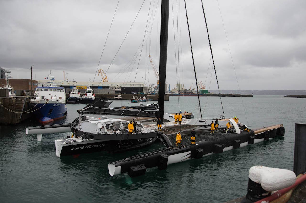 Image / Spindrift 2 à Brest depuis ce midi, le Trophée Jules Verne en ...