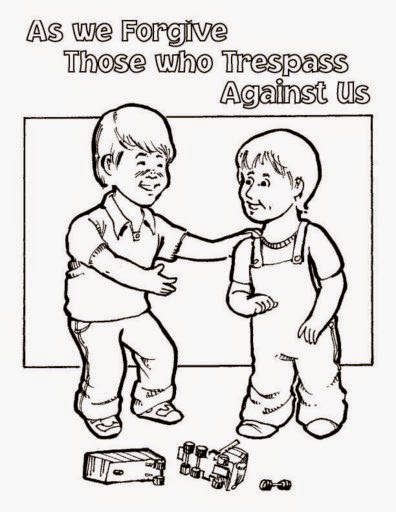 Forgiving Others Page Coloring Pages