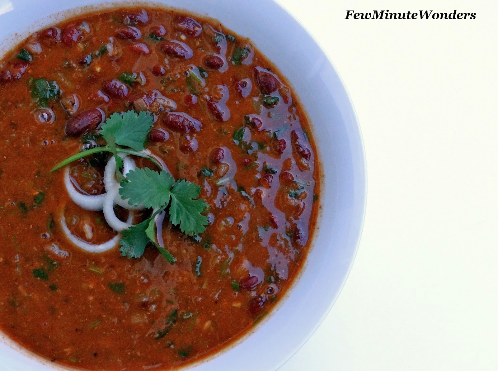 Rajma Masala - Few Minute Wonders