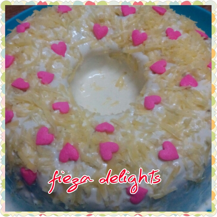 FIEZA DELIGHTS: KEK RED VELVET KUKUS TOPPING CHEESE MELELEH