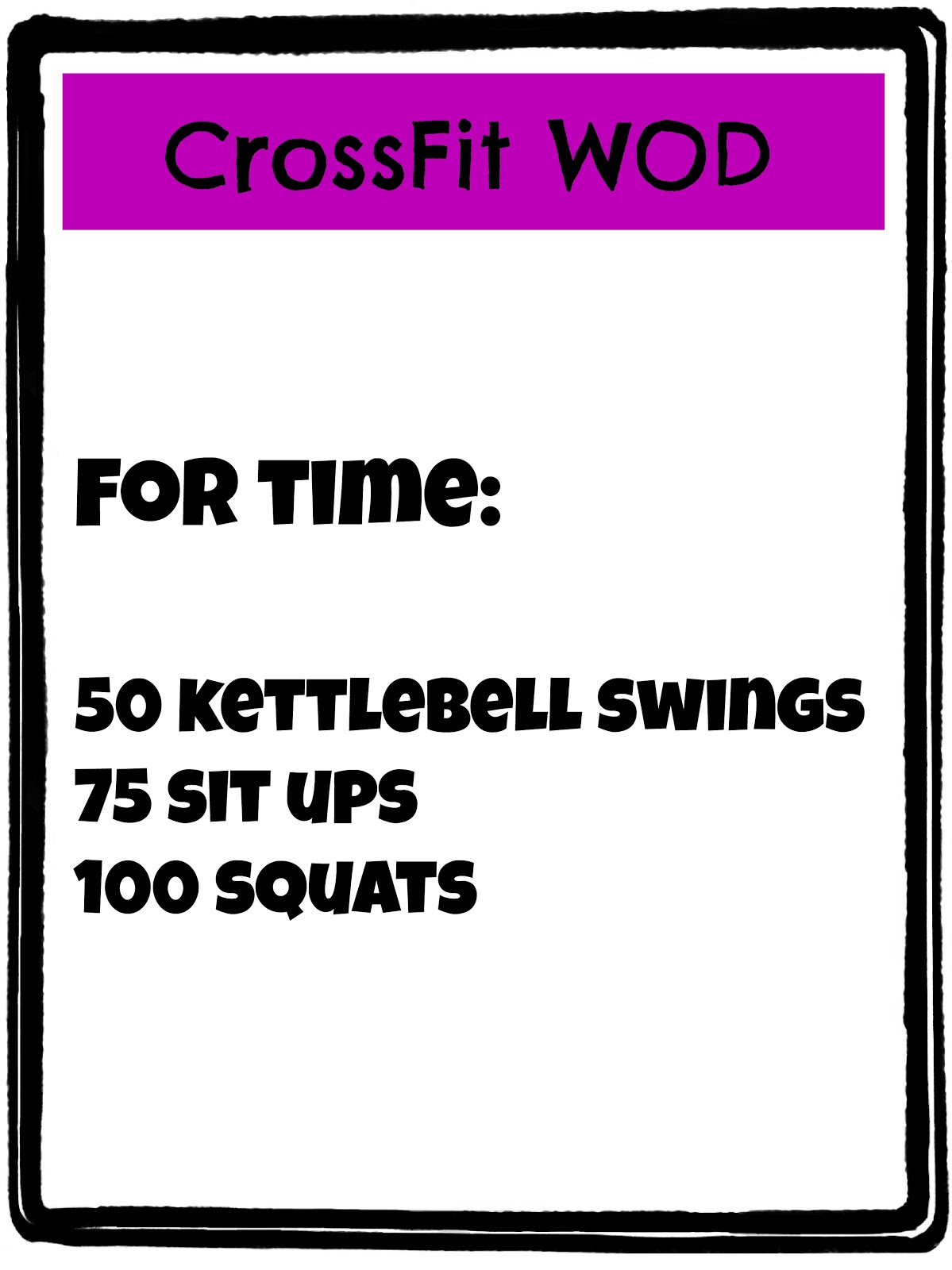 Allison's Miles: CrossFit WODs