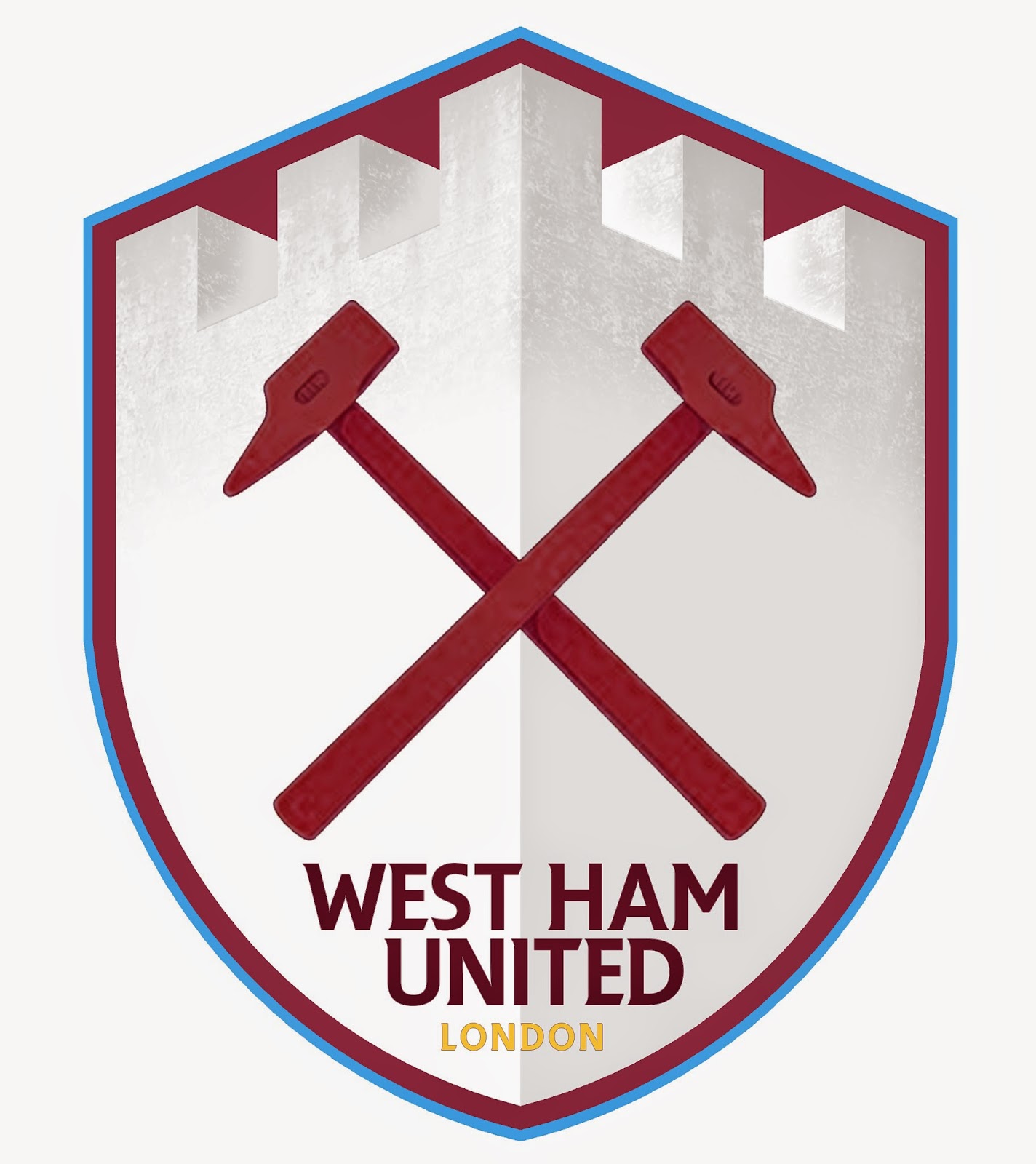 West Ham Badges: Boleyn inspired West ham Crest 2016/17