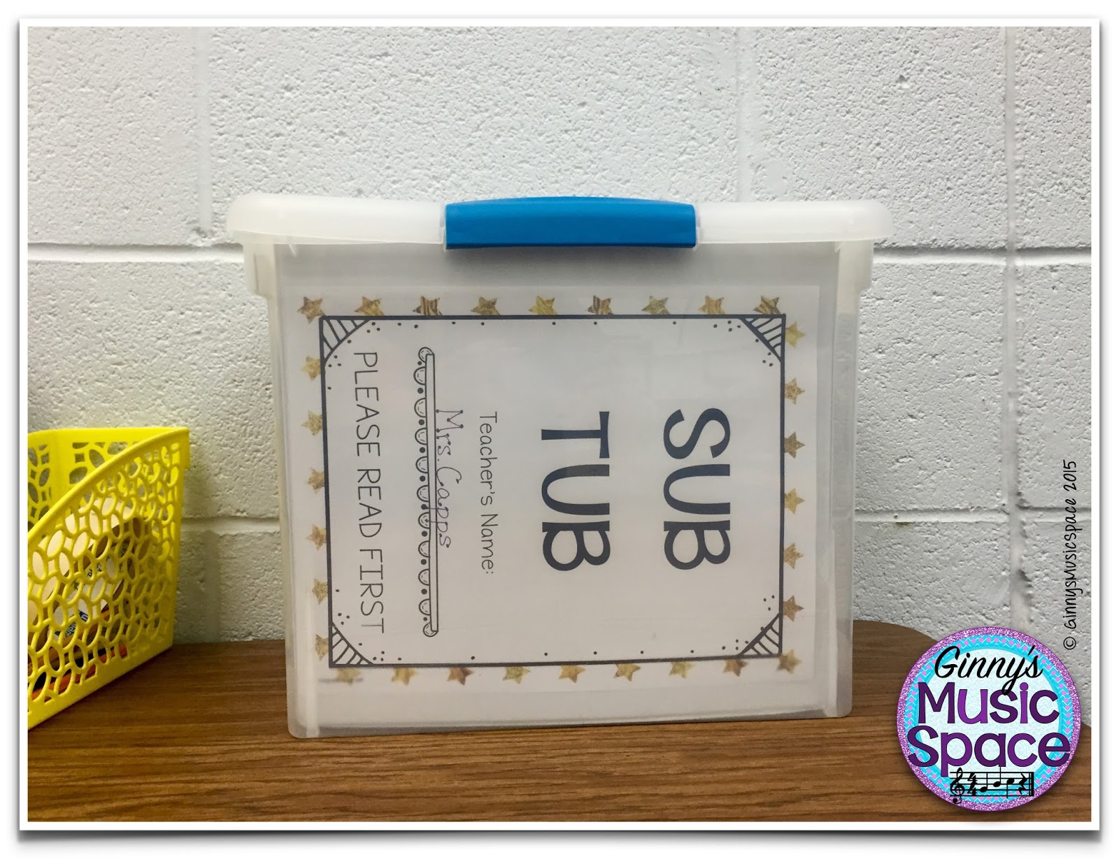 Ginny's Music Space: Sub Tub Sneak Peek!