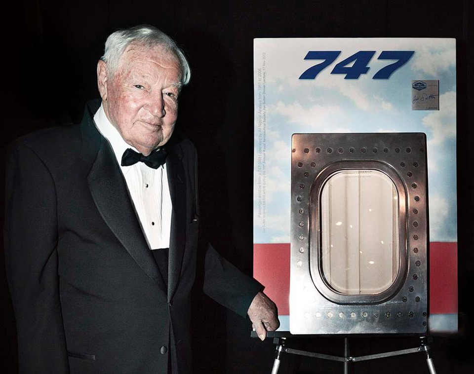 Joe Sutter, el padre del 747.