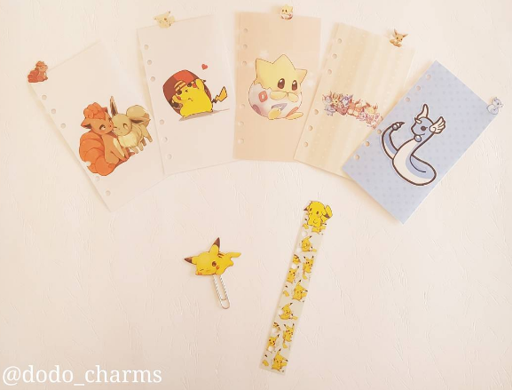 Dodo Charms: Pokemon Planner Dividers