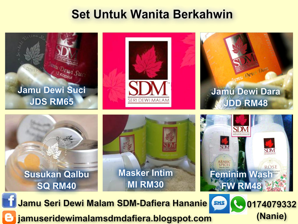 Jamu Seri Dewi Malam SDM-Dafiera Hananie: Jamu Seri Dewi Malam