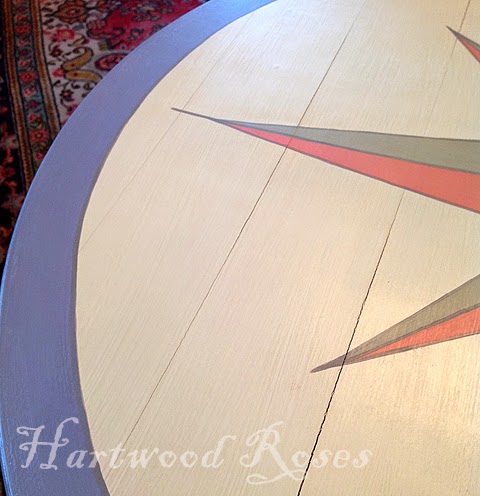 Hartwood Roses: Mariner's Compass Rose Tables ... All Finished!