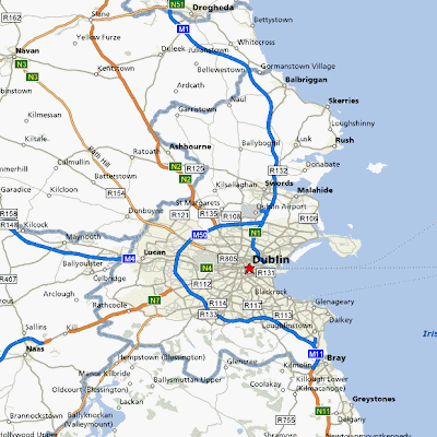 Dublin Map Region City - Map of Ireland City Regional Political
