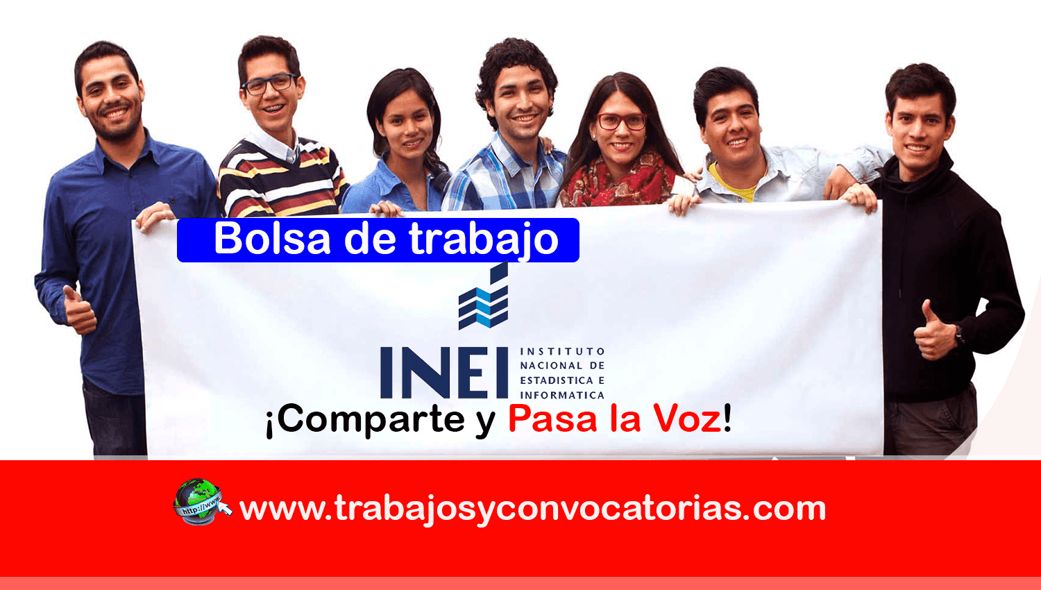 INEI CONVOCATORIO BOLSA DE TRABAJO