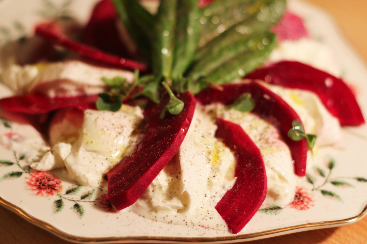 66 Square Feet (The Food): Beetroot and mozzarella salad