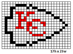 Crochet Fanatic: KANSAS CITY CHIEFS BABY SET