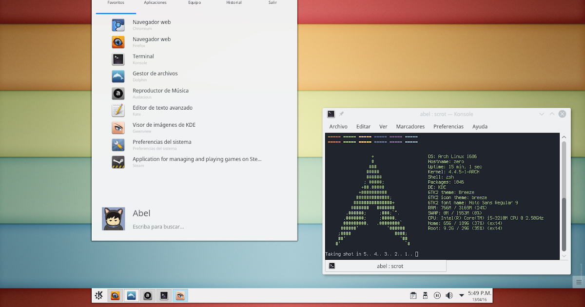 Arch Linux World: Mi Escritorio [2]