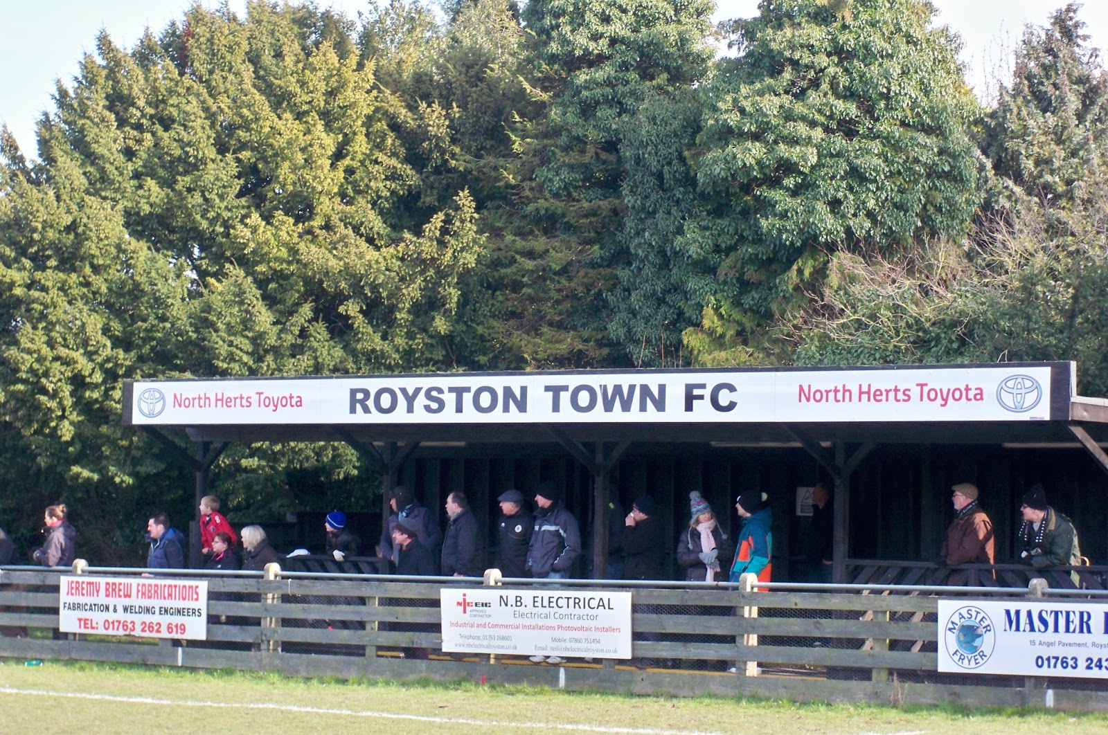 Football Grounds visited by Richard Bysouth: Royston Town FC