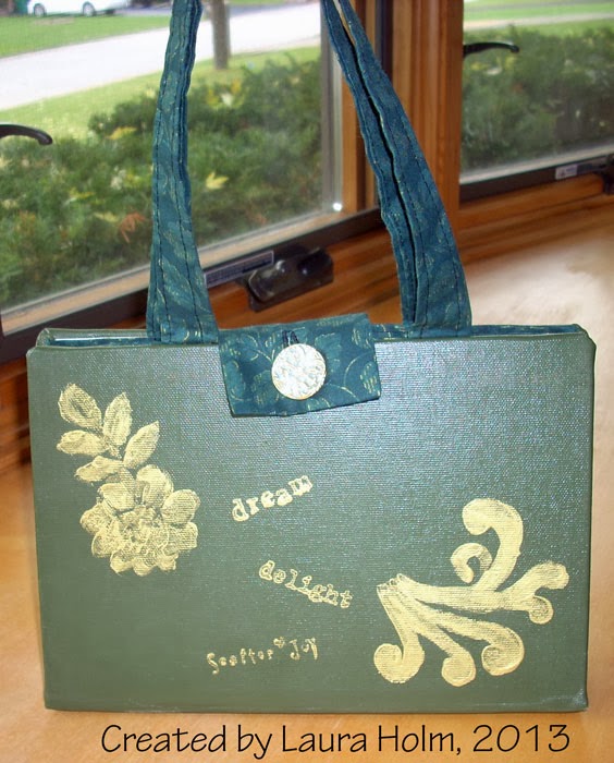 Holmade Laura: Book Purse