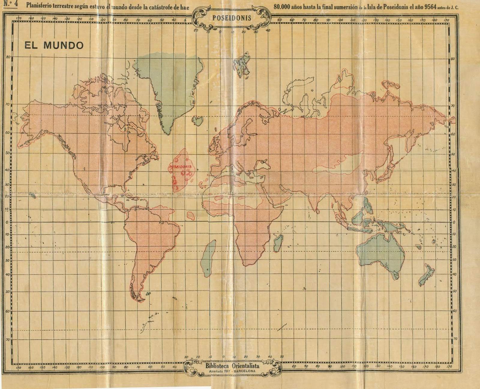 Atlántida, continente desaparecido.: Descripción de la Atlántida por Platón