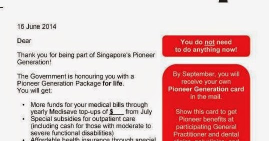 If Only Singaporeans Stopped to Think: Pioneer Generation Package ...