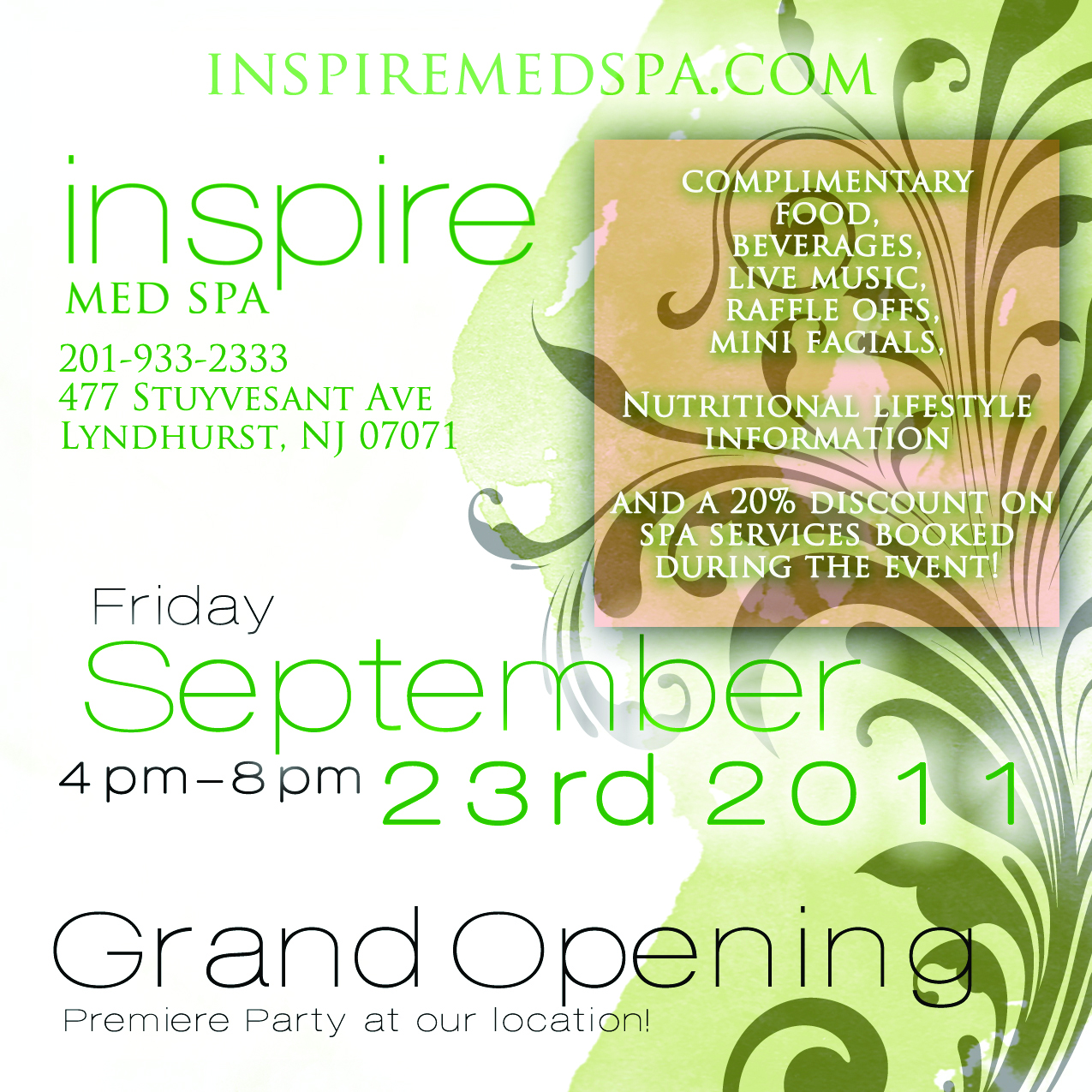 VMEnterprises Trendsetter: Inspire Med Spa Grand Opening - September 23 ...