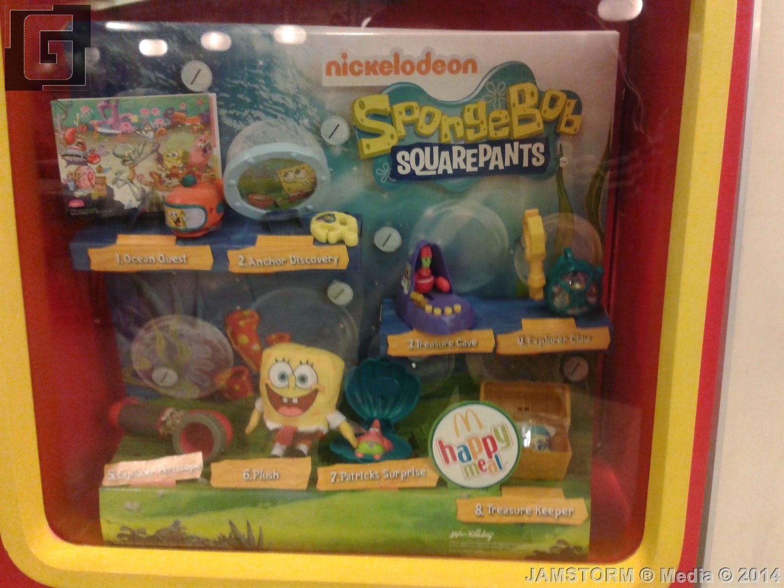 GeekMatic!: Happy Meal Asia 2014: SpongeBob's Underwater Adventures!