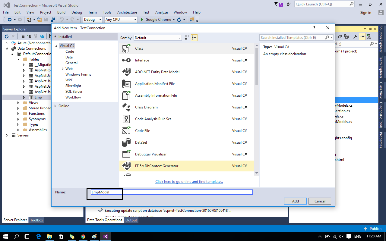 Database Connectivity in MVC using Entity Framework(DbContext) - MVC ... Database Connectivity in MVC using Entity Framework(DbContext) - MVC ...
