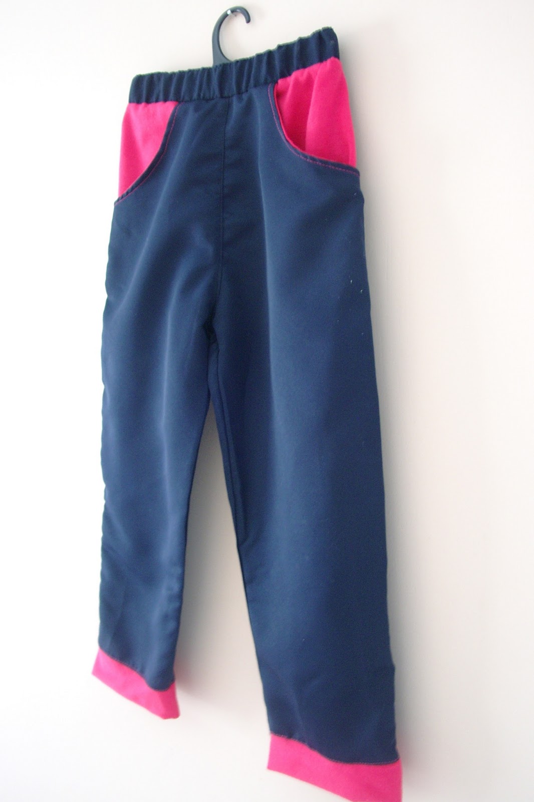 Helen Crafty Stall: Kid's Casual Two-colored Pants (free pattern ...