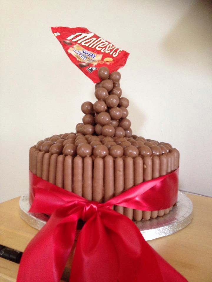 Clairey Fairy's Cooking: Floating Malteser chocolate cake.