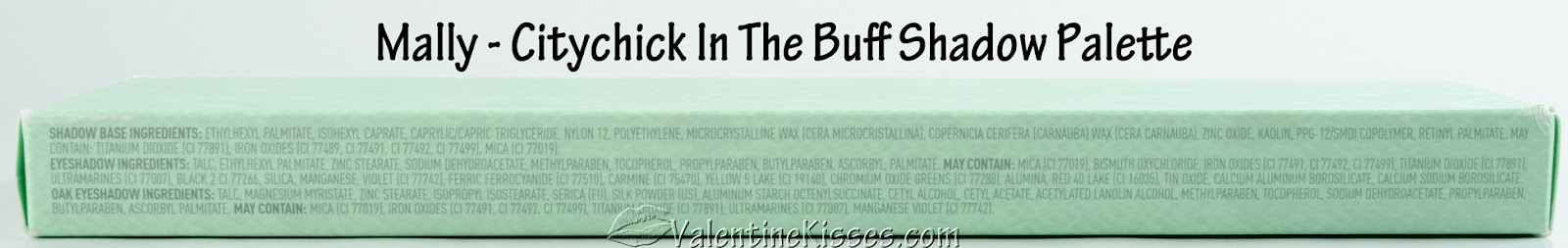 Valentine Kisses: Mally Citychick In The Buff Shadow Palette - swatches ...