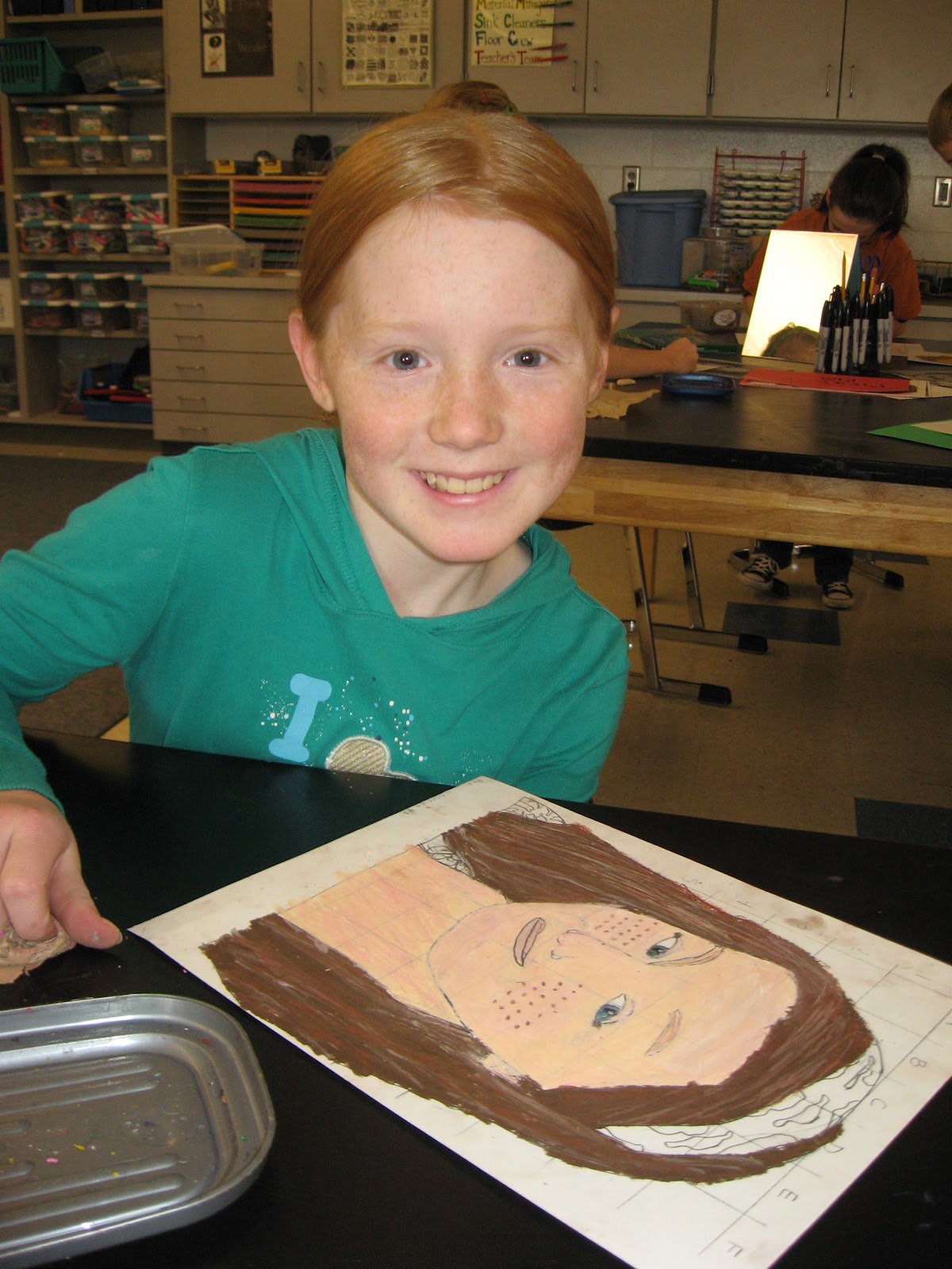 Jamestown Elementary Art Blog: 4th grade Self Portraits