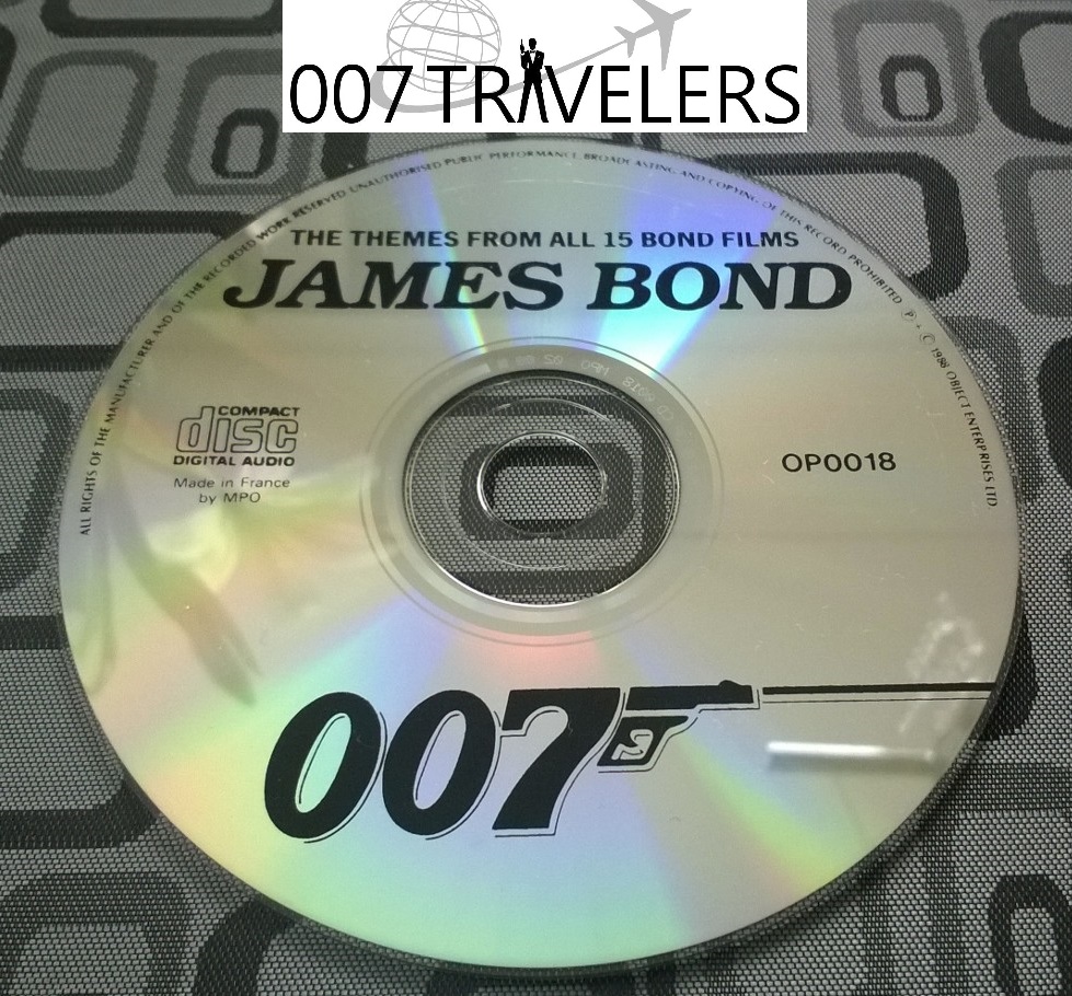 007 TRAVELERS: 007 Item: The Themes from All 15 Bond Films CD