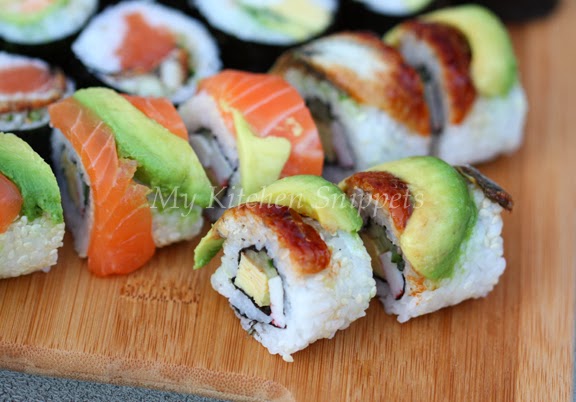 My Kitchen Snippets: Assortment of Sushi