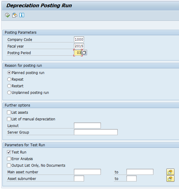 Asset Accounting Configuration In SAP-ERP