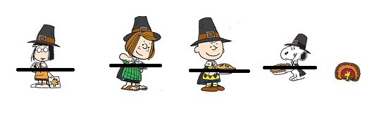 Almost Unschoolers: Crafting a Peanuts Themed Thanksgiving Puzzle