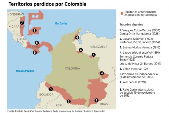 REMINISCENCIAS DE COLOMBIA : HISTORIA DE LOS TERRITORIOS PERDIDOS Y ...