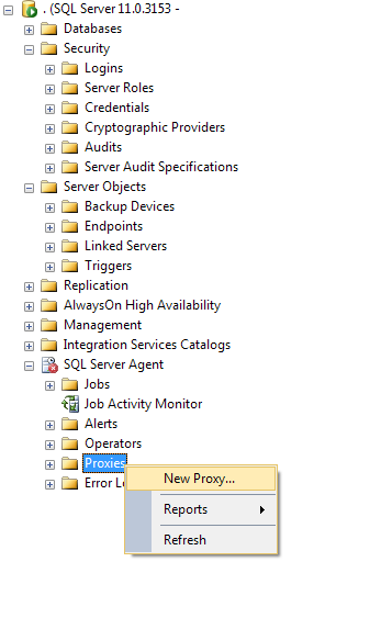 Sql Server Tips How To Create Proxy Account