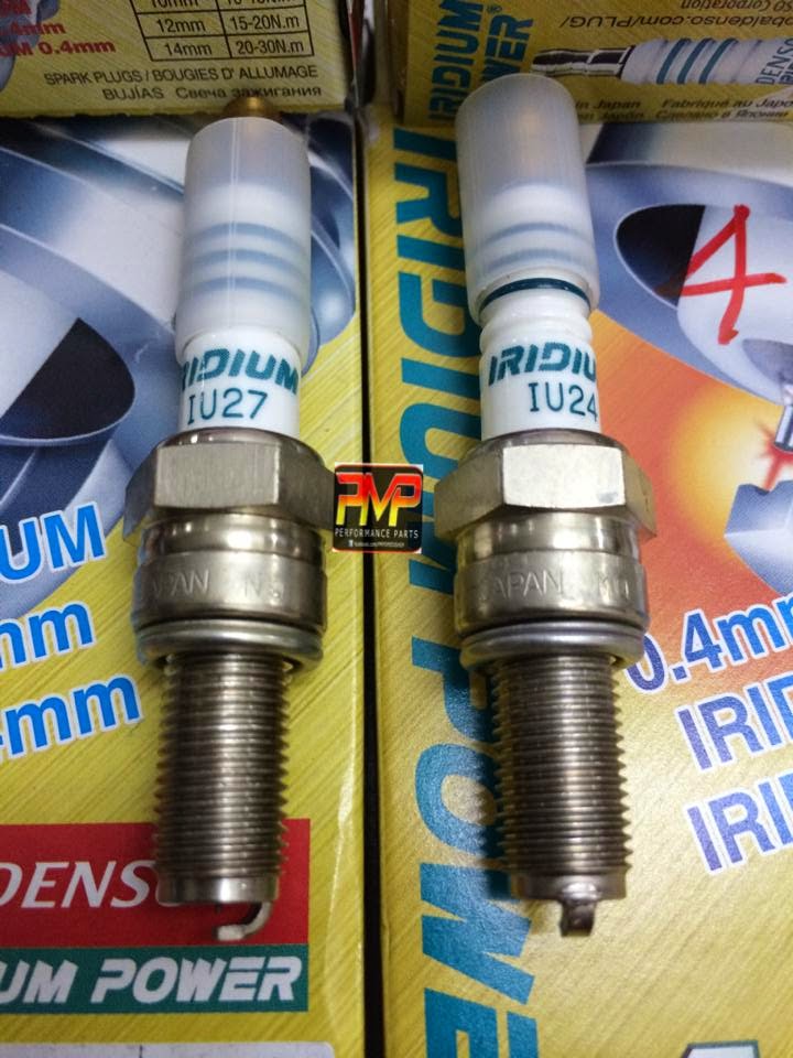 DENSO SPARK PLUG IRIDIUM IU24 & IU27 LC135/ CRYPTON X/ SNIPER / RAIDER ...