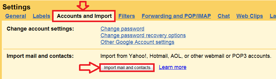 IT Documentation: How To Import Emails From Other Email Services Into ...