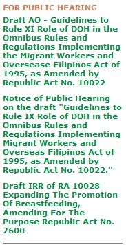 Legally Mom: THE IRR OF RA 10028: NOW IT'S SIGNED, NOW IT'S NOT!