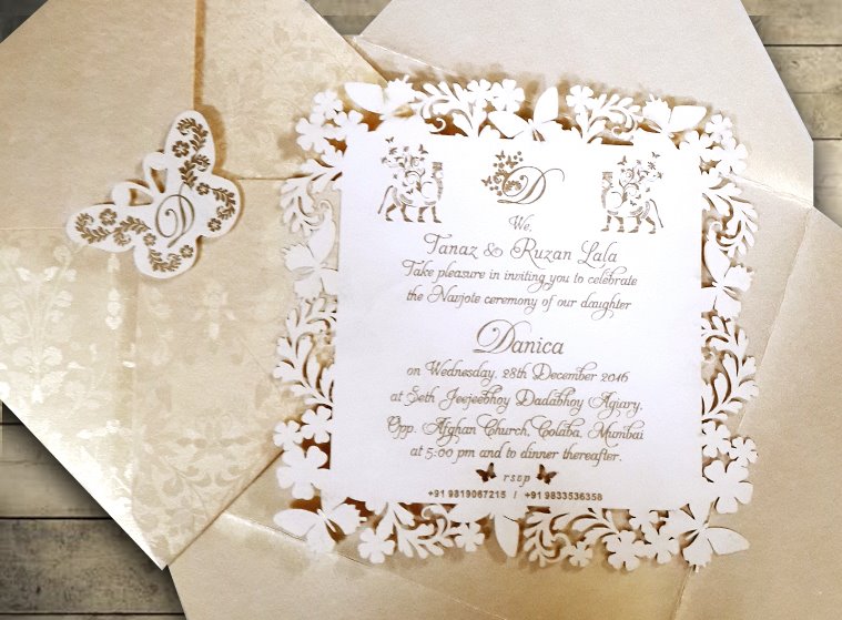 ZINIA JC : Navjote Invitation Design 2016