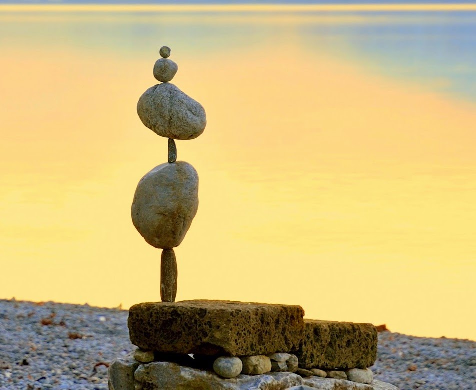 While Balancing Stones ~ Nature Conservancy