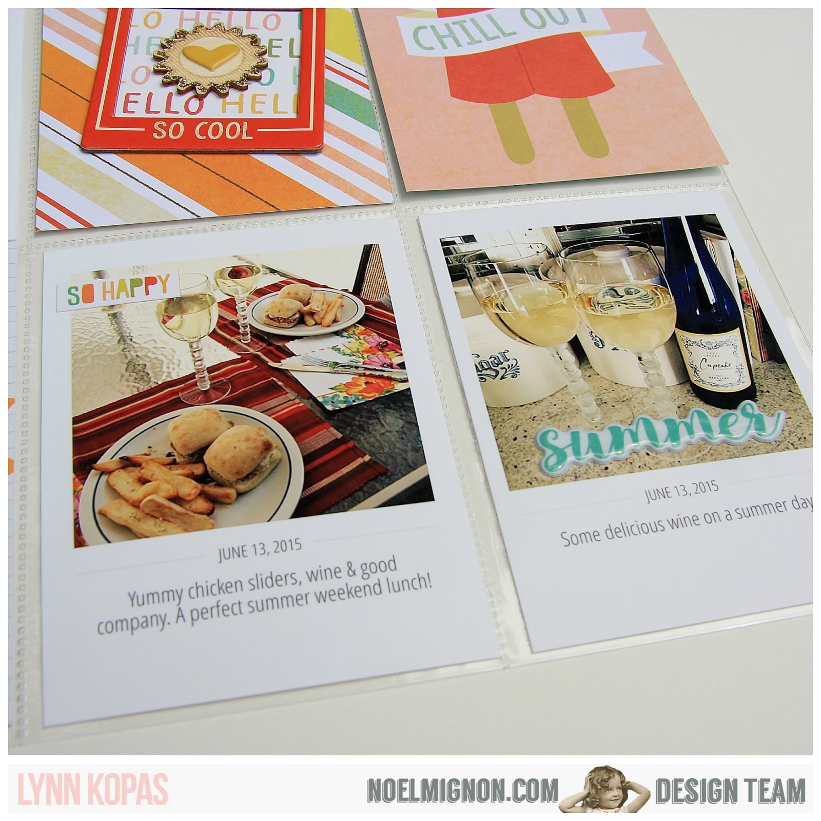 NoelMignon.com Layouts and Projects: Chillin' Out with the Pool Party ...