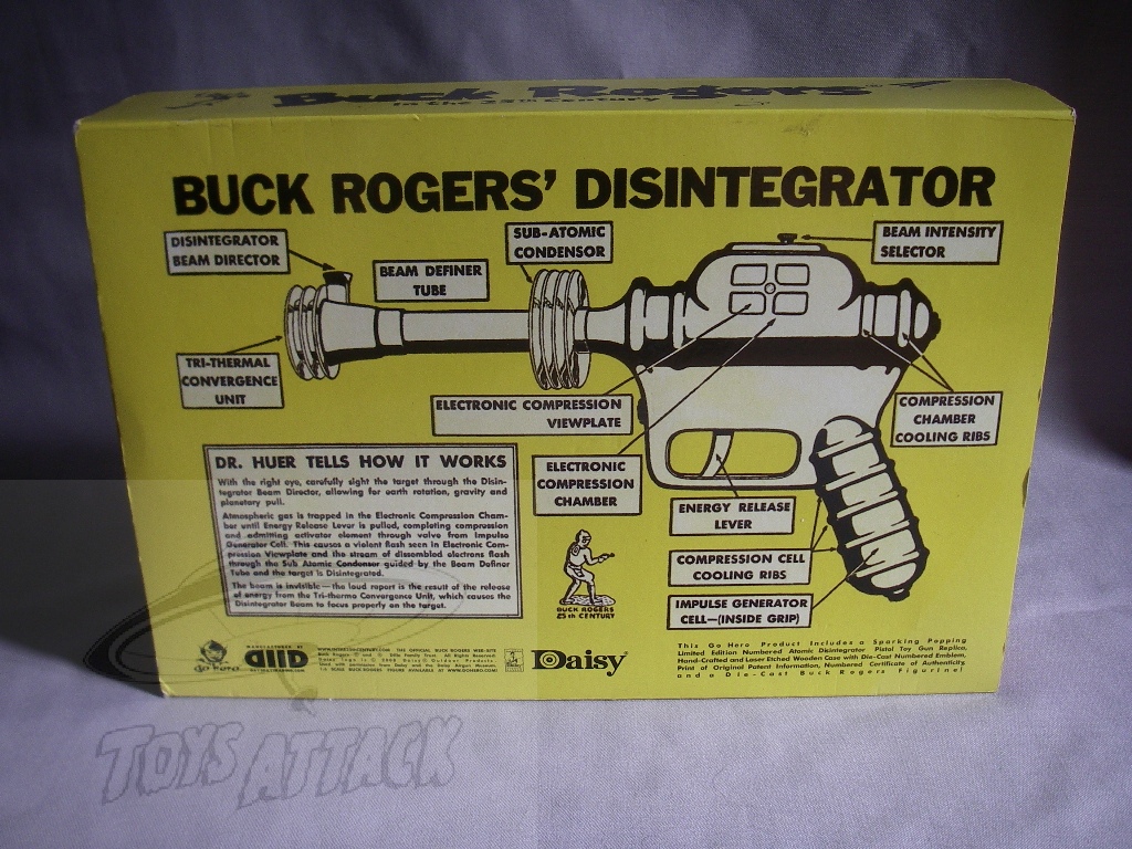 GO HERO BUCK ROGERS IN THE 25TH CENTURY ATOMIC DISINTEGRATOR PISTOL RAY ...