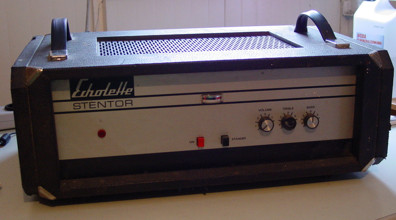 Infrequent Sound [sex.tex] technology: Echolette Stentor Amplifier, 1970