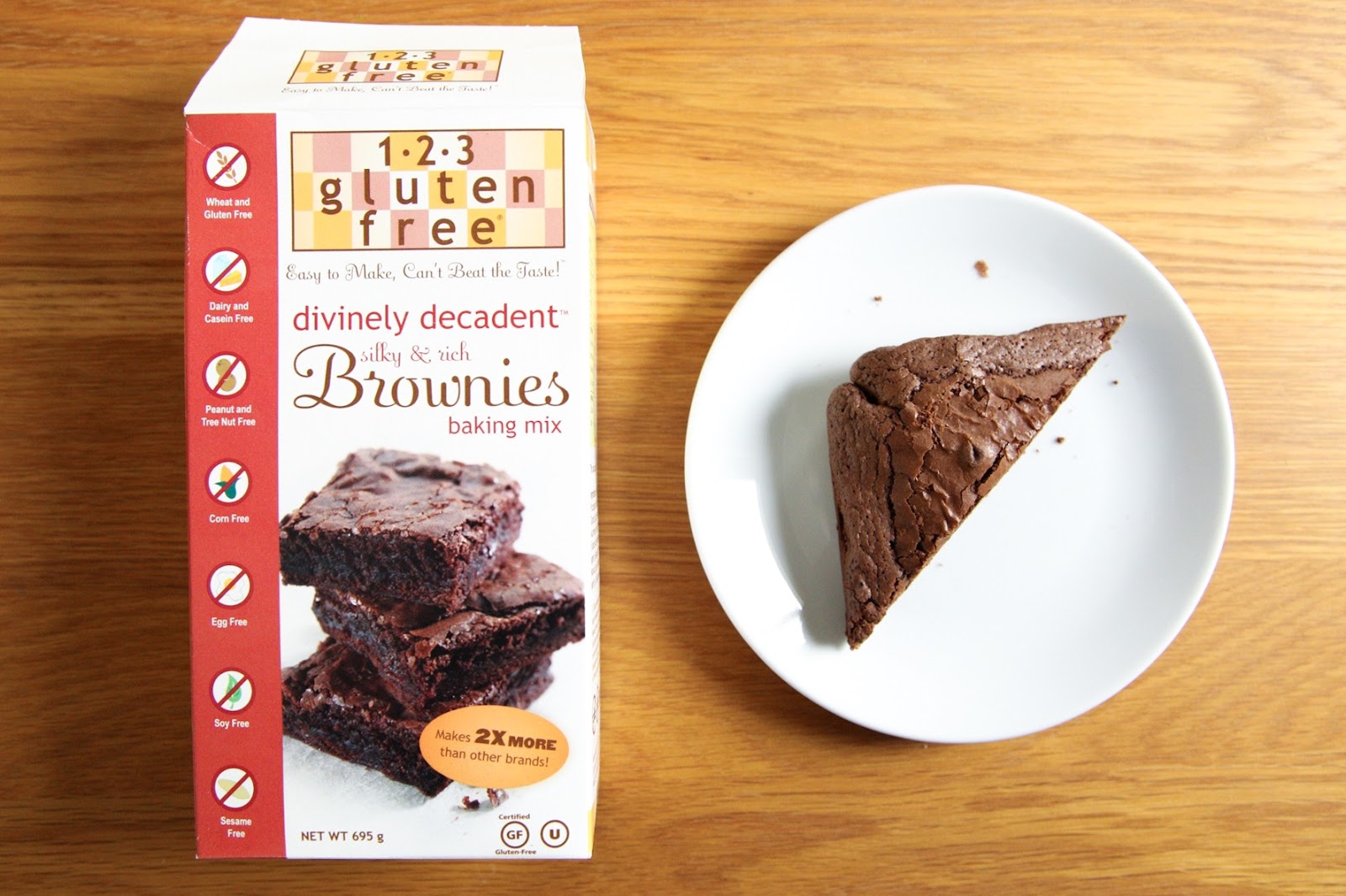 Hannah's Gluten Free : 1 2 3 Gluten Free Brownie Mix*