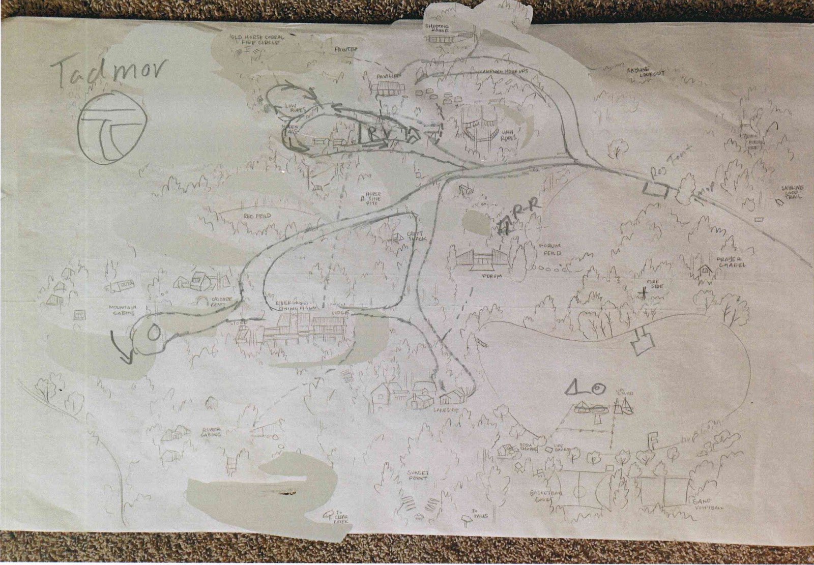 Meadow to Grove: Camp Tadmor Map