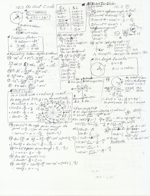Sean's Math Page: Algebra 2 Class Note - Chapter 10