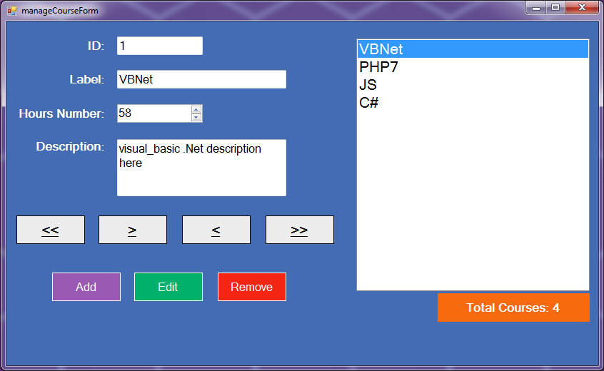 VB.Net Students Information System Source Code - C#, JAVA,PHP, Programming ,Source Code