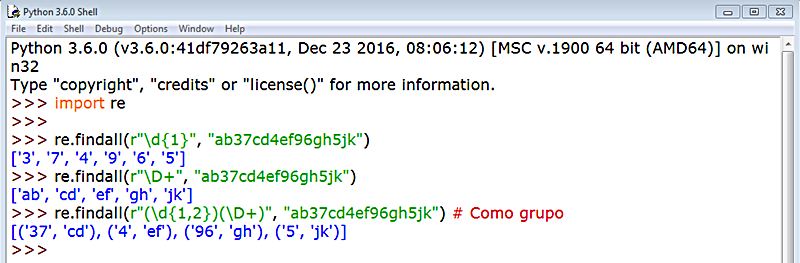 Expresiones Regulares Python