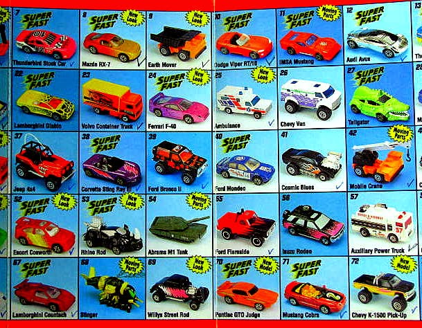 DieCast Chile: Catálogo Matchbox 1996