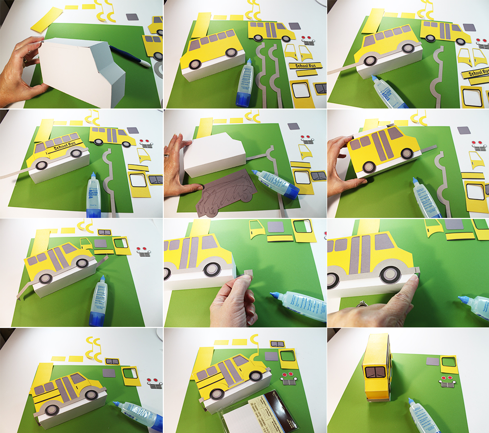 JMRush Designs: School Bus Treat Box