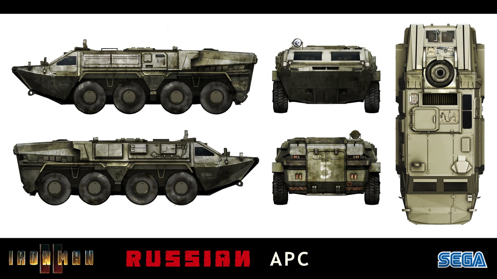 Paeoilcolor: Russian APC (Iron Man 2)